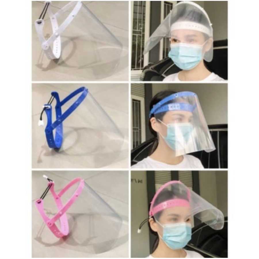 Jual Faceshield bando buka tutup face shield apd dental murah
