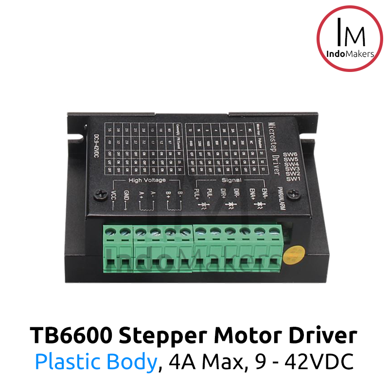 Jual TB6600 Single Axis Stepper Motor Driver Controller 9 - 42V