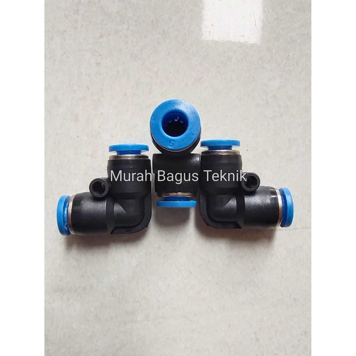 Jual Fitting Angin PV 6mm Fitting Pneumatic PV 6mm Union Elbow