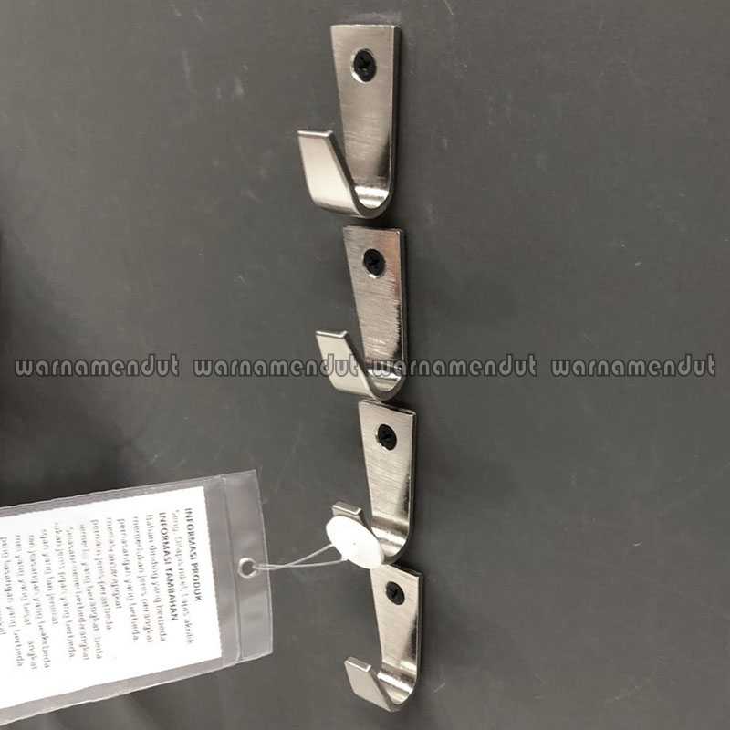 Jual Gantungan pengait dinding tembok serbaguna besi isi 4pcs