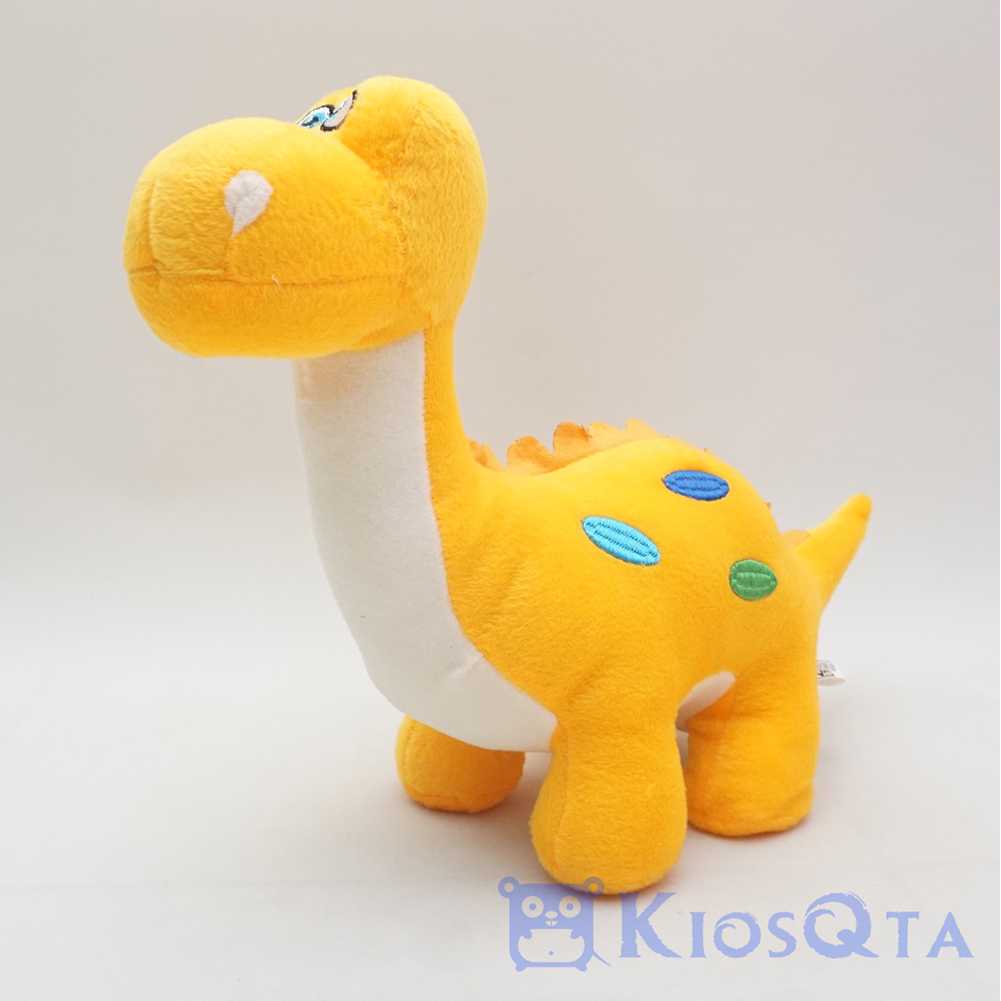 Jual boneka dinosaurus brontosaurus kuning velboa MAY | Jakmall.com