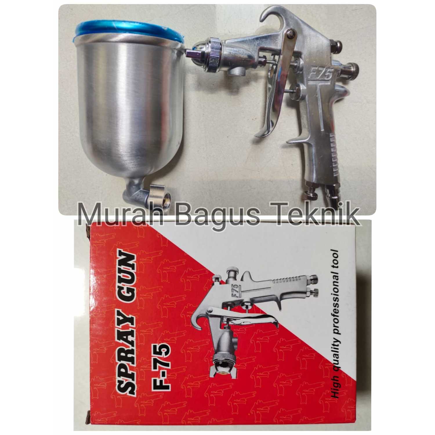 Jual Spray Gun Tabung Atas F75 / F-75 | Jakmall.com
