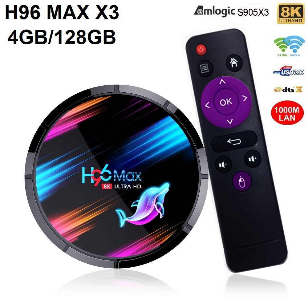 Jual H96 MAX X3 - Android OS Smart TV Box 8K UHD - RAM 4GB ROM