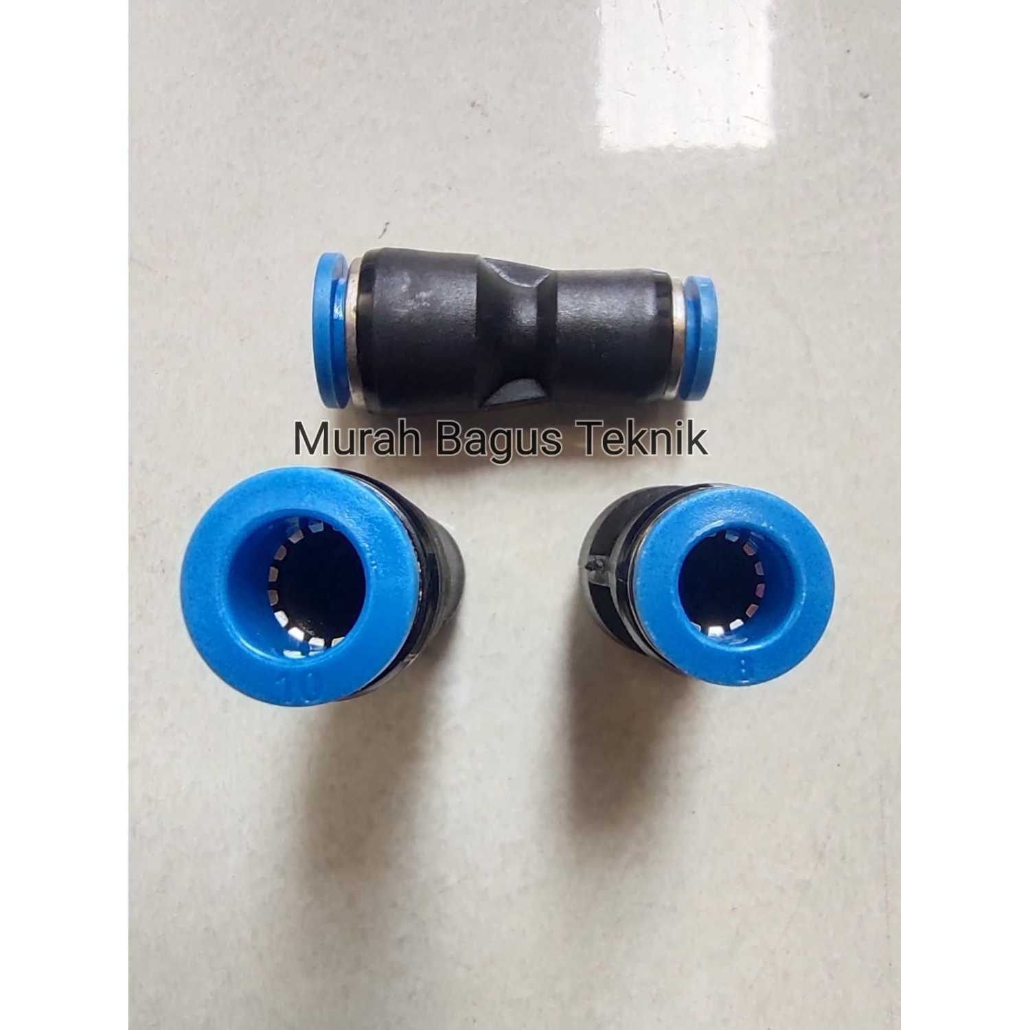 Jual Fitting Pneumatic PG 10mm - 8mm Reducing Straight Fitting