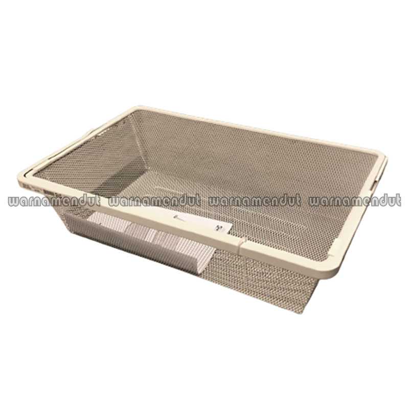 Jual Keranjang jaring besi rak penyimpanan lemari 60x40cm WMO