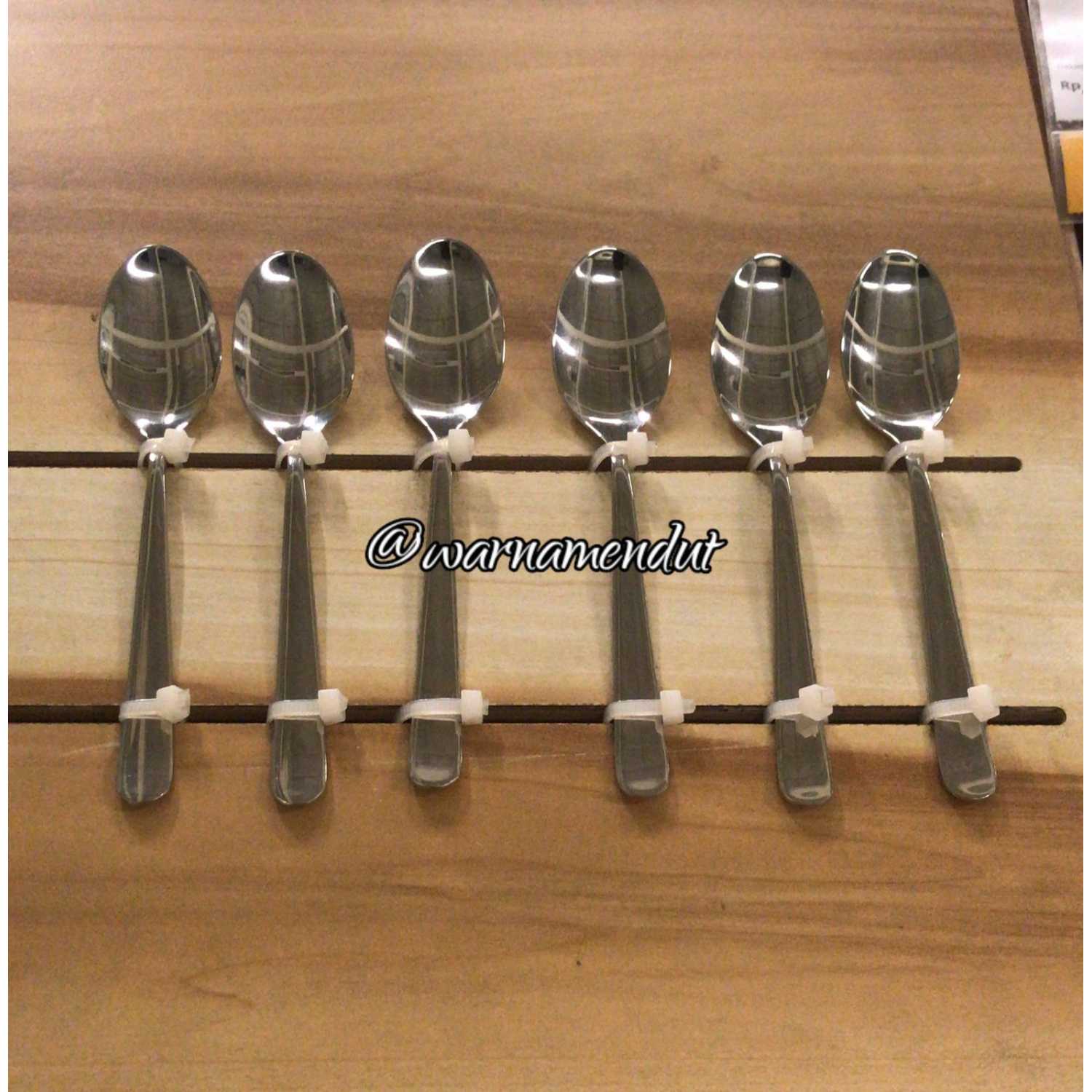 Jual Sendok teh kecil stainless steel 13 cm set 6pcs WMO IK6155