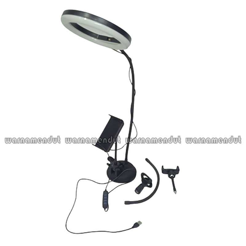 Jual Lampu ring light dimmable zoom live streaming portbale