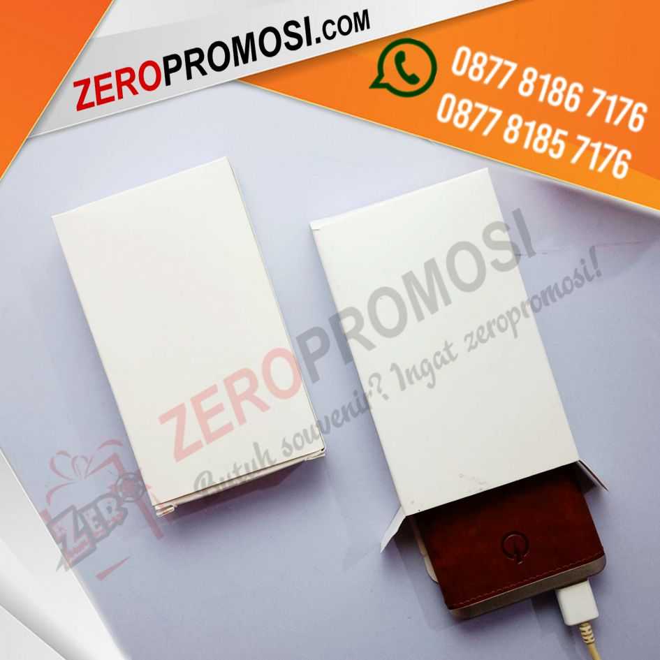 Jual Kemasan Box Packaging Duplex Putih Untuk Souvenir Powerbank