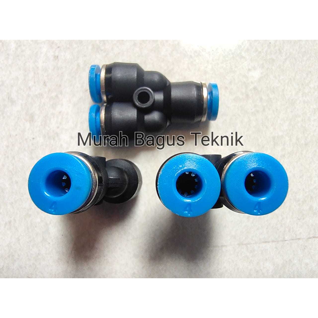 Jual Fitting Pneumatic PY 4mm Y Union Connector Fitting Angin PY