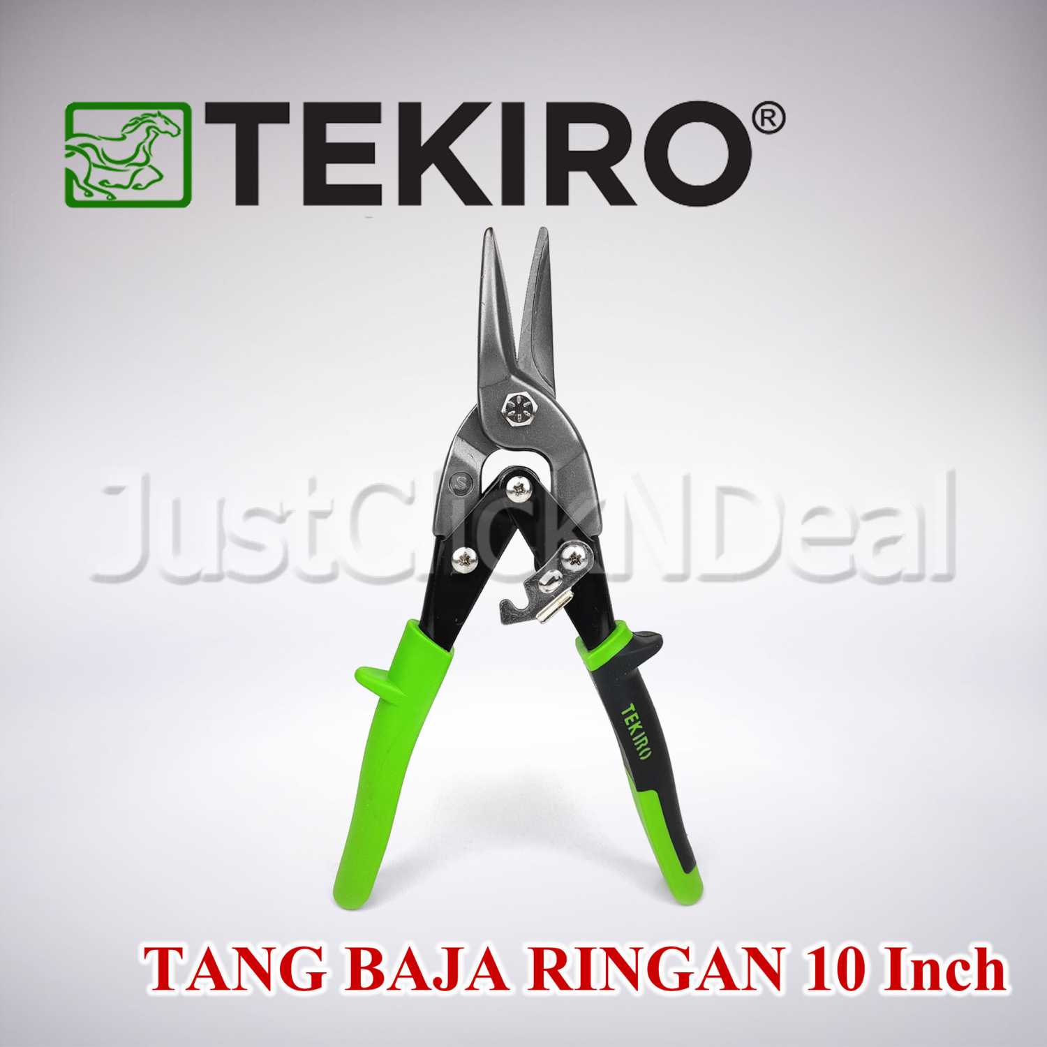 Jual Tekiro Tang Baja Ringan 10 Inch Gunting Holo Seng Lurus