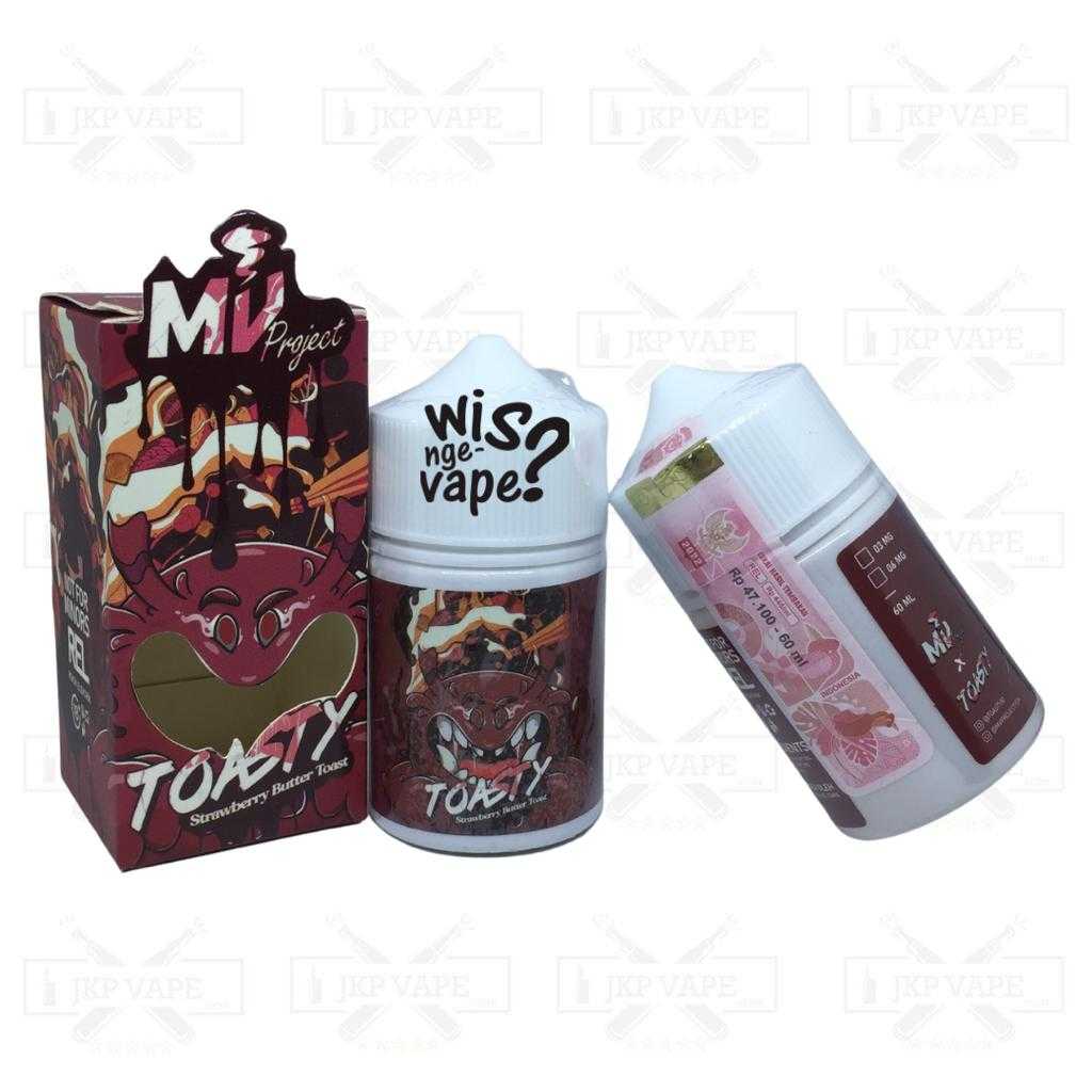 Jual Toasty Strawberry Butter Toast 60ml - Liquid Vape By MV