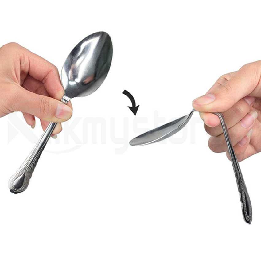 Jual Sendok Bengkok Trik Mainan Sulap Ilusi Magic Bending Spoon