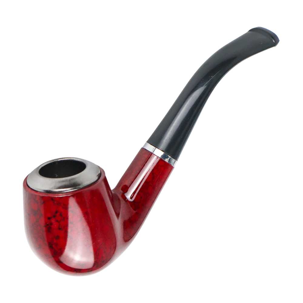 Jual Boxin Pipa Rokok Motif Kayu Smoking Tobacco Pipes - ZF808