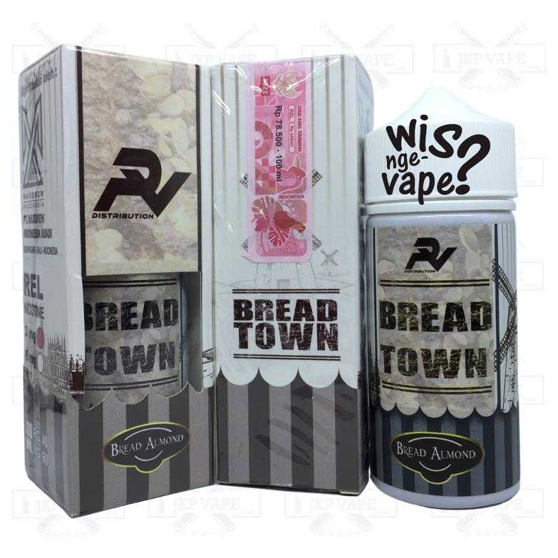 Jual Bread Town Almond Butter 100ml - Liquid Vape By RV x Max