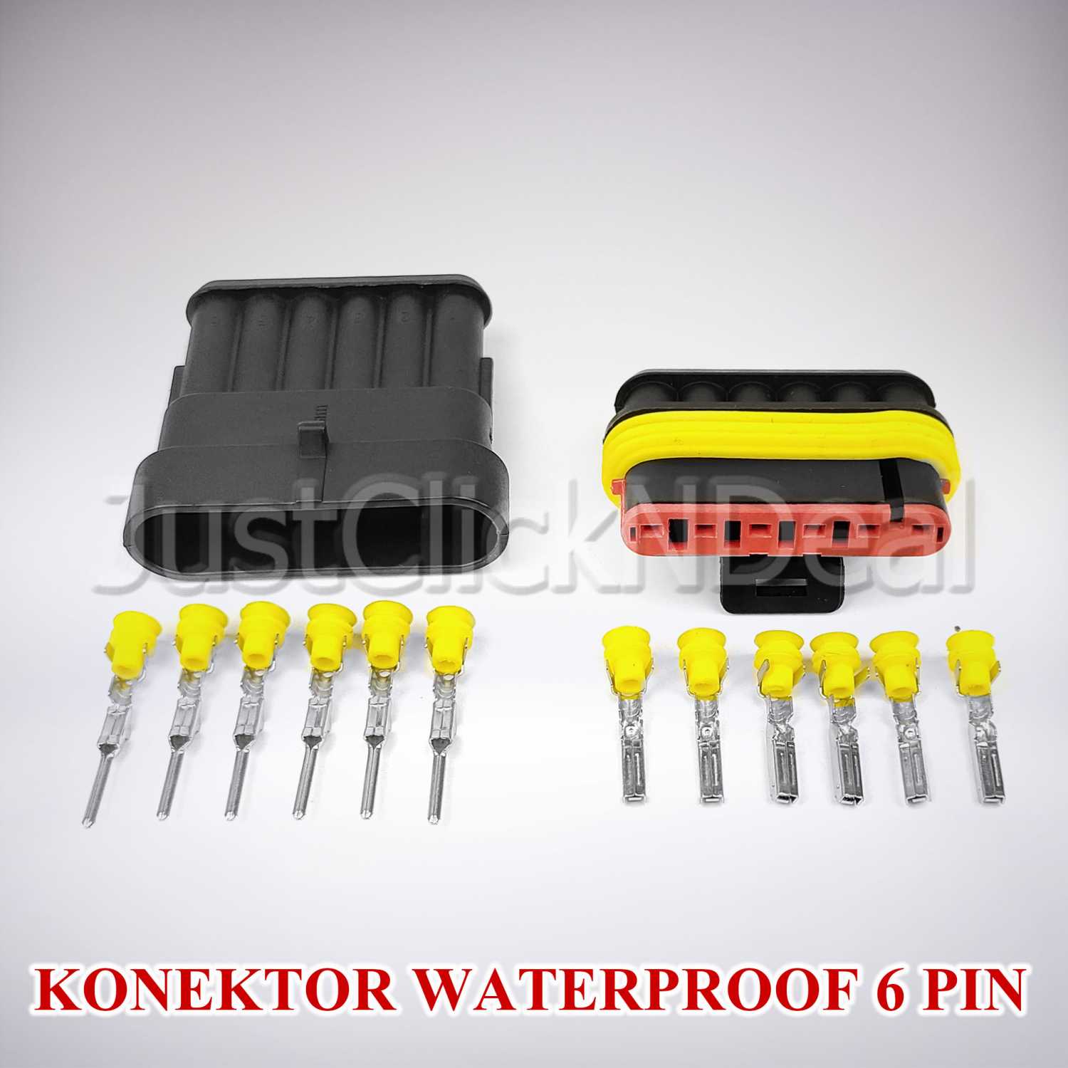 Jual Soket Konektor Otomotif DC Waterproof 6 Pin | Jakmall.com