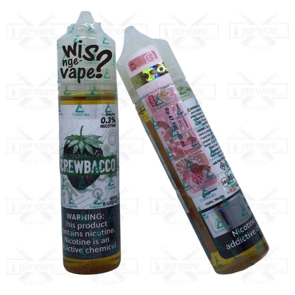 Jual Screwbacco Menthol 60ml - Liquid Vape By The Steam Factory