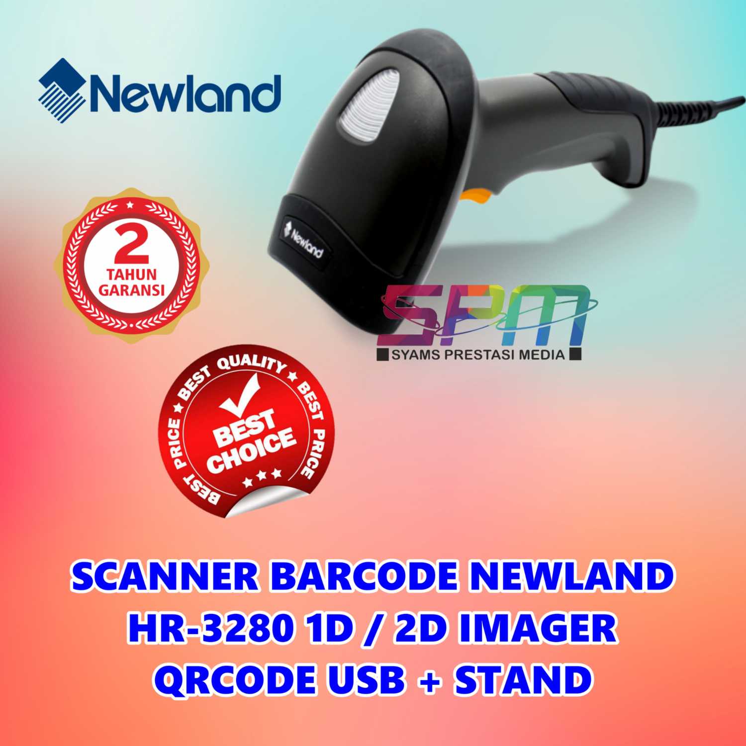 Jual SCANNER BARCODE 2D NEWLAND HR3280 / HR-3280 IMAGER 2D ( USB