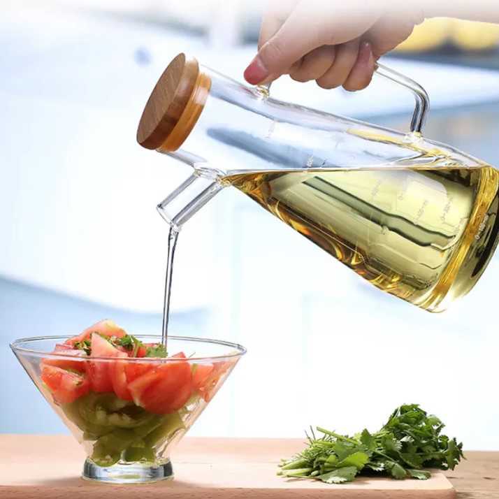 Jual One Two Cups Botol Minyak Borosilicate Glass Oil Pot 900ml