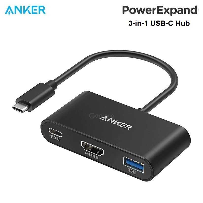 Jual ANKER A8339 - PowerExpand 3-in-1 Multi-Function USB-C Hub