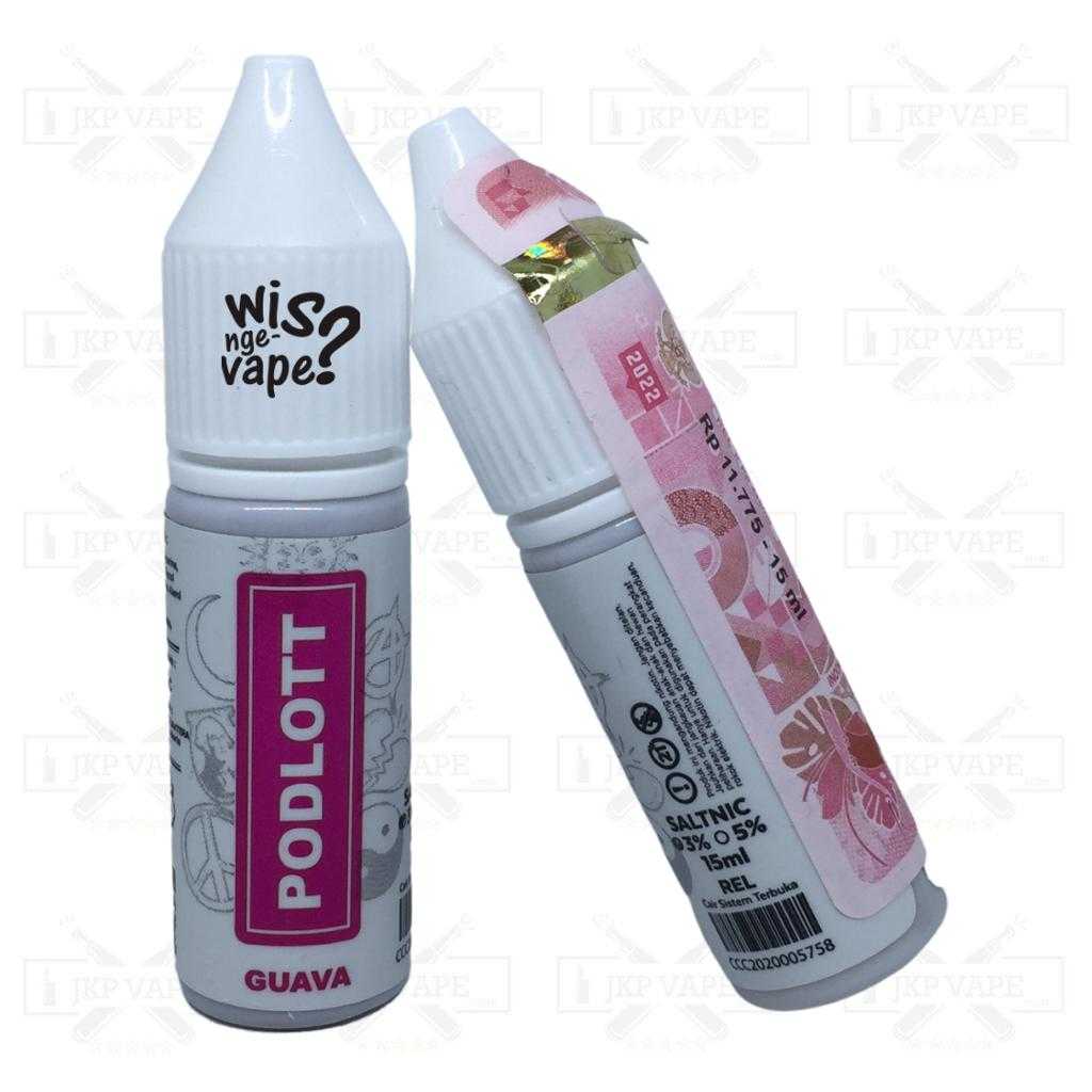 Jual Podlott Guava 15ml - Salt Nic Liquid Vape by Slank Vzoo x