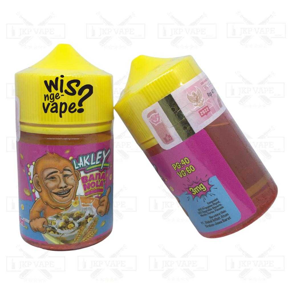 Jual Lakley Bananola 60ml - Liquid Vape by ELF Factory x Rizky