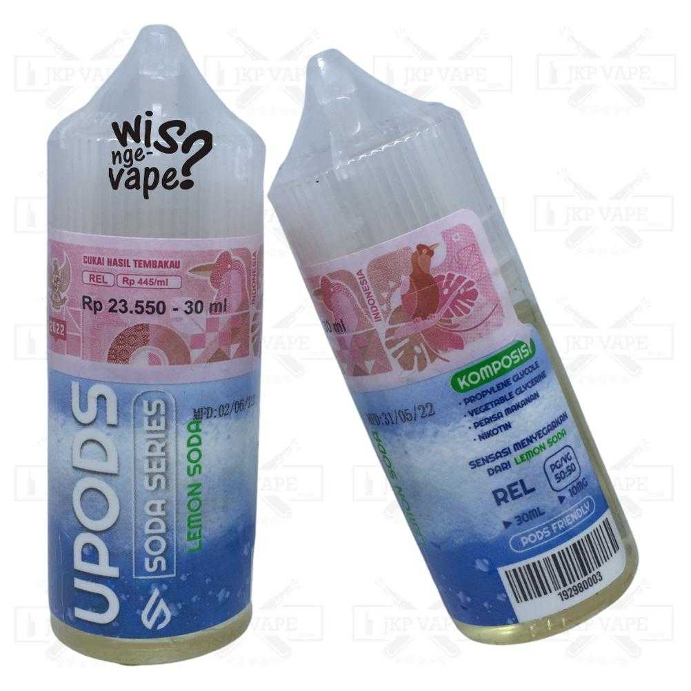Jual Upods Lemon SODA 30ml - SODA Series Pods Friendly Liquid by