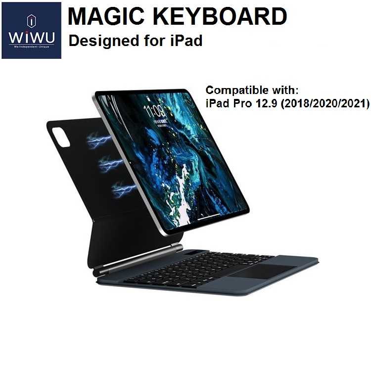 Jual WIWU Magic Keyboard Magnetic Designed for iPad Pro 12.9