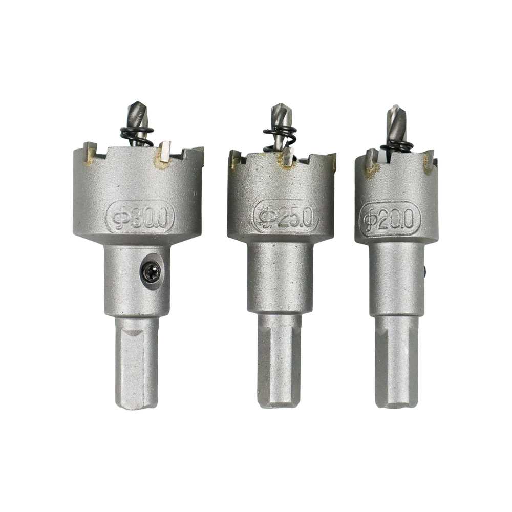 Jual HIFESON Mata Bor Carbide Tip Wood Metal Hole Cut 3 PCS