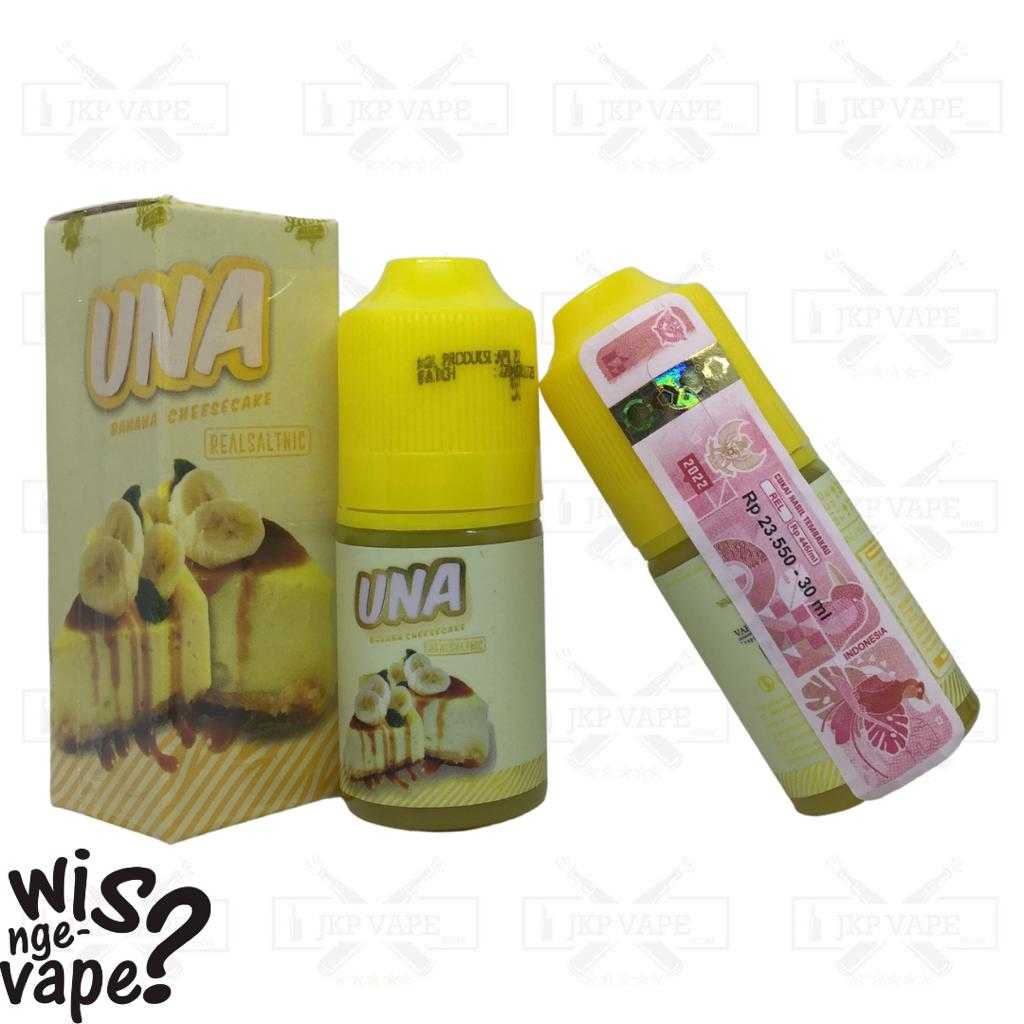 Jual UNA Banana Cheesecake 30ml - Salt Nic By IDJ x Vapeboss
