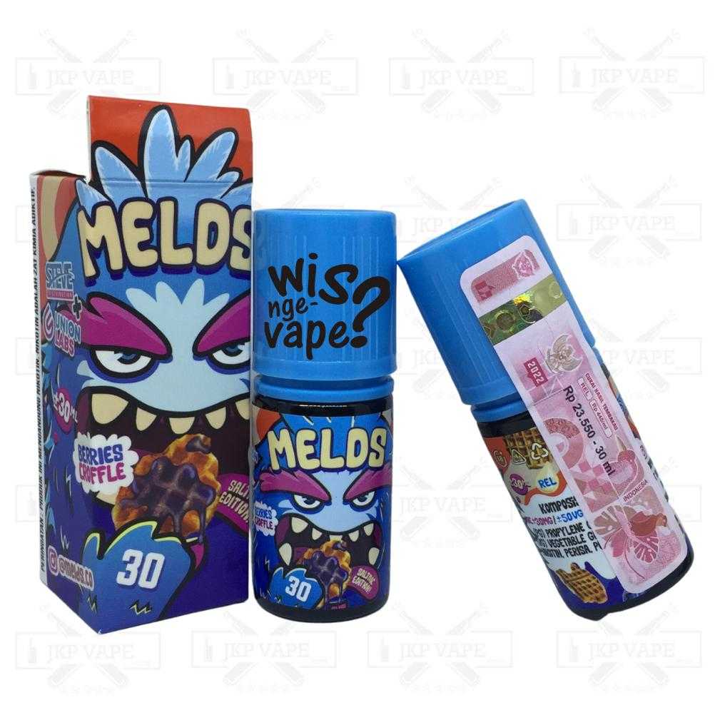 Jual Melds V2 Berries Croffle 30ml - Salt Nic Liquid Vape By