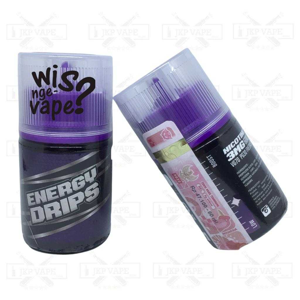 Jual Energy Drips Passion Fruits 60ml - Liquid Vape By JVS x SQJ