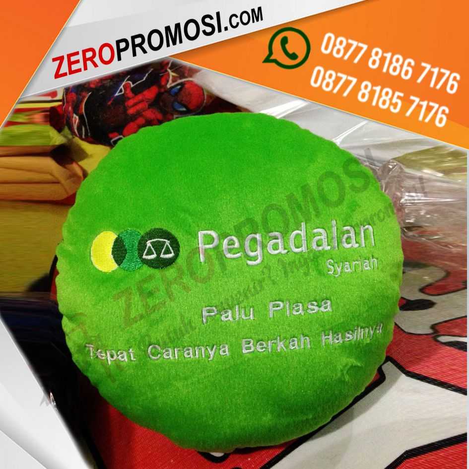 Jual Souvenir Produk Lokal Bantal Bulat Ukuran 38cm Custom