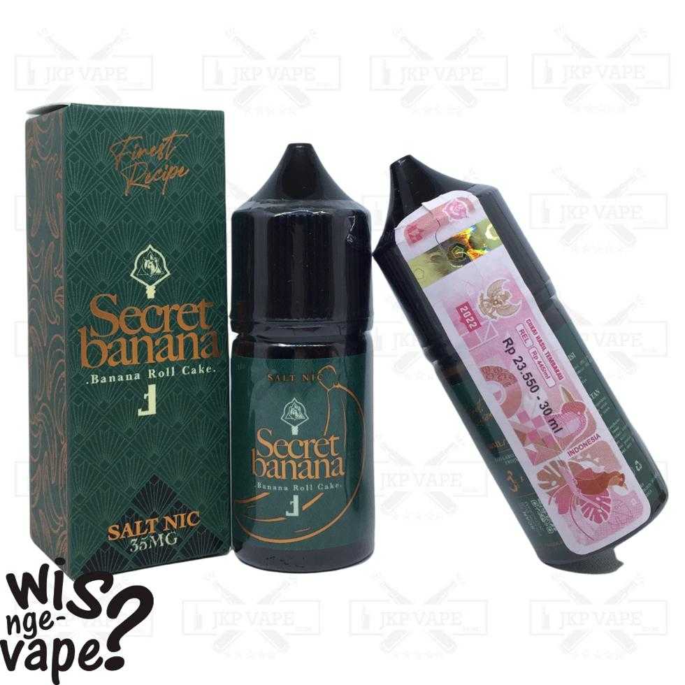 Jual Secret Banana Roll Cake 30ml - Salt Nic By Trilogy X Jvape