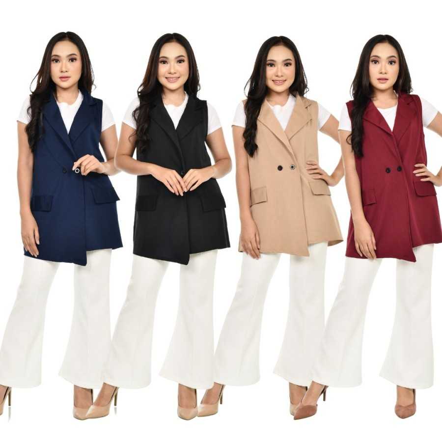 Jual Blazer Outerwear Intan, Rompi Kardigan Wanita | Jakmall.com