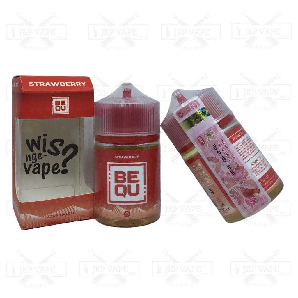 Jual BEQU Strawberry Freeze 60ml - BeKu By Poda Ray X FVS Liquid