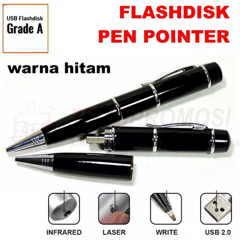 Jual Flashdisk Pen Pointer Laser - USB Multifungsi FDPEN07