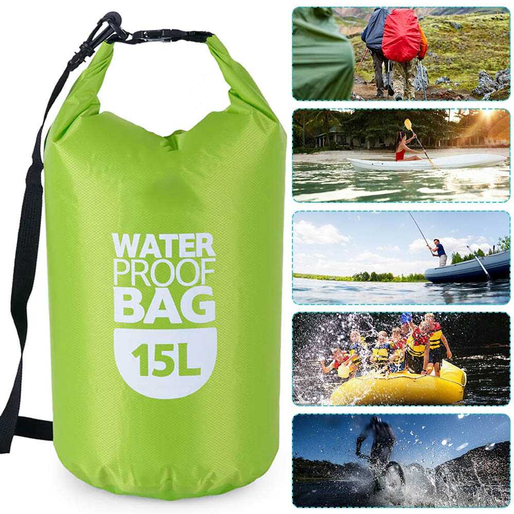 Jual Dry Bag 15 Liter - Tas Penyimpanan Waterproof Anti Air Debu