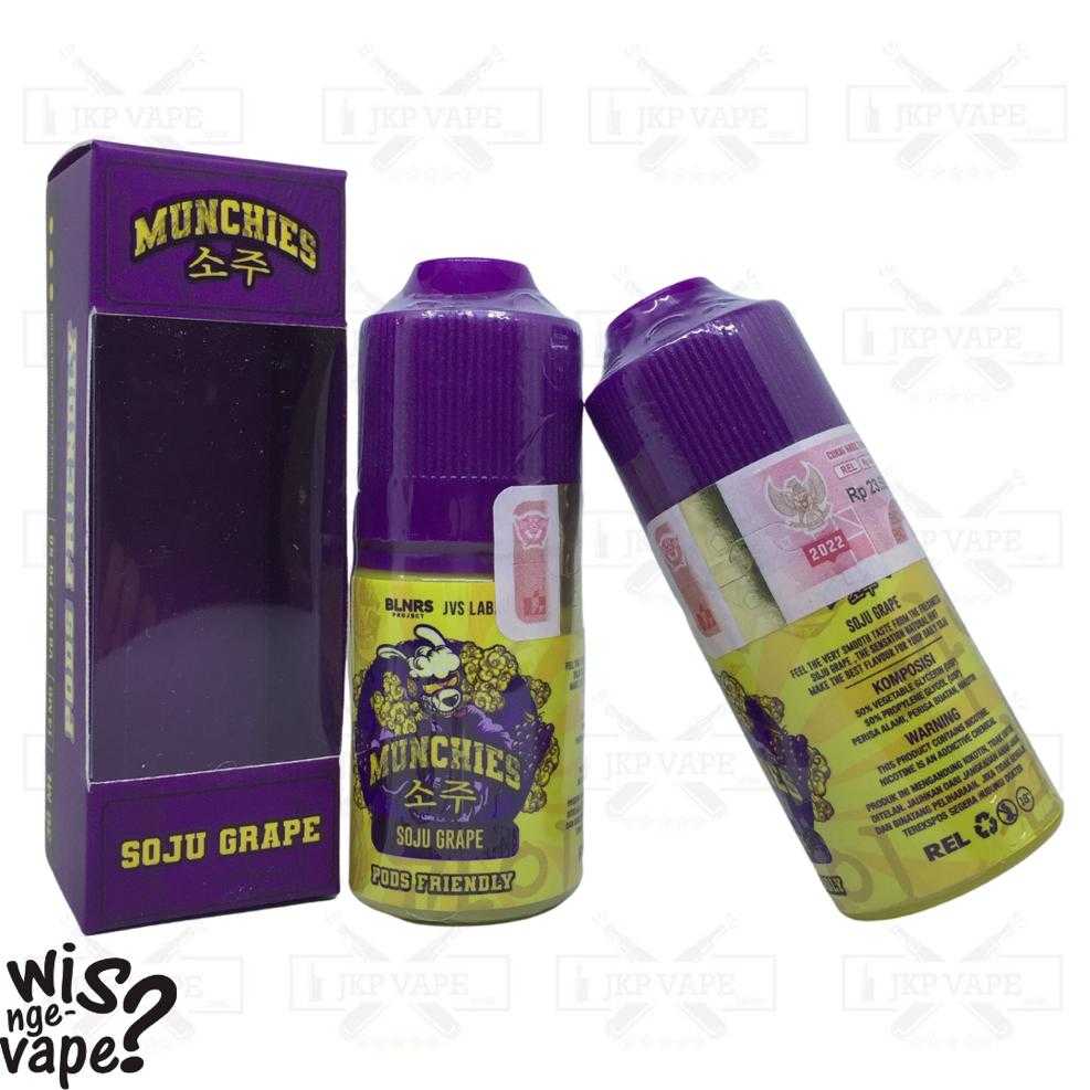 Jual Munchies V3 Grape 30ml - Pods Friendly Liquid by JVS Labz