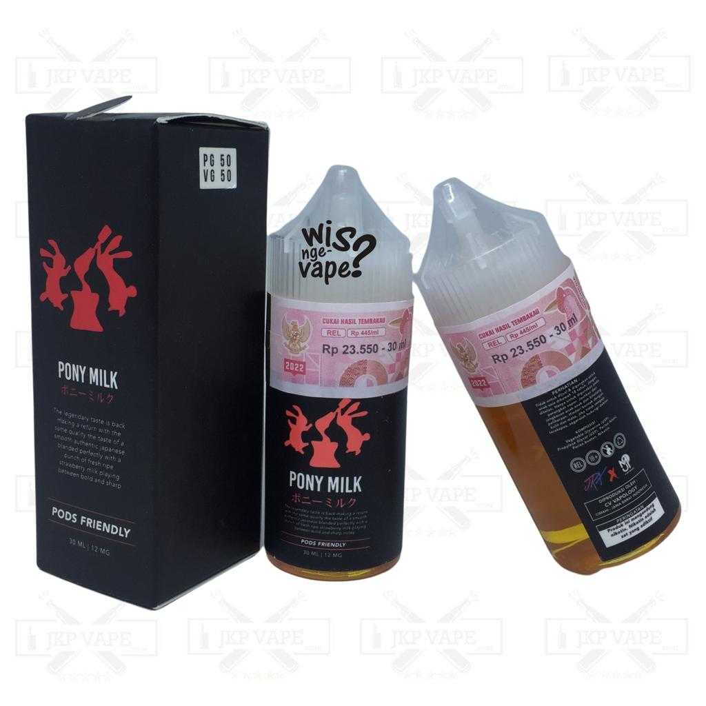 Jual JRX Pony Milk 30ml - Pods Friendly Liquid Kelinci Series By