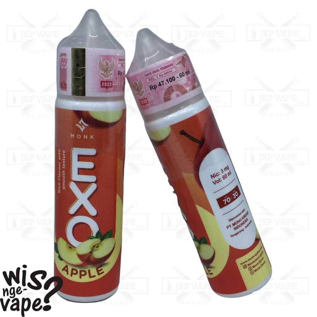 Jual Exo Apple 60ml - Liquid Vape Freebase by Monk Cloud | Jakmall.com