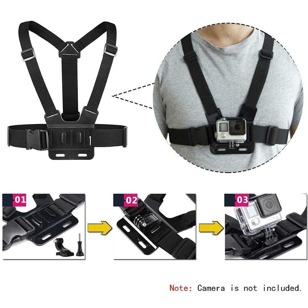 Jual TaffSPORT Chest Harness Belt Strap 3in1 for GoPro - WMA01