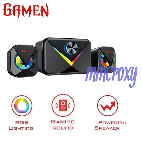 Jual Gamen GS10 Speaker Gaming 2.1 Stereo Channel Subwoofer With