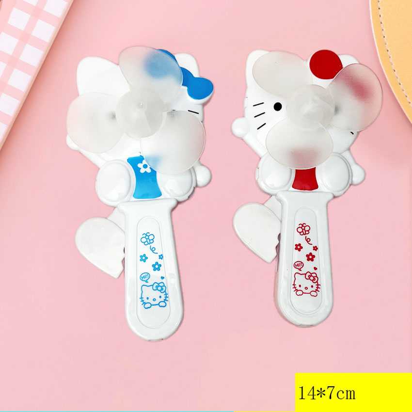 Jual Kipas Angin Genggam Tangan Manual Tekan Kartun Mini Hand