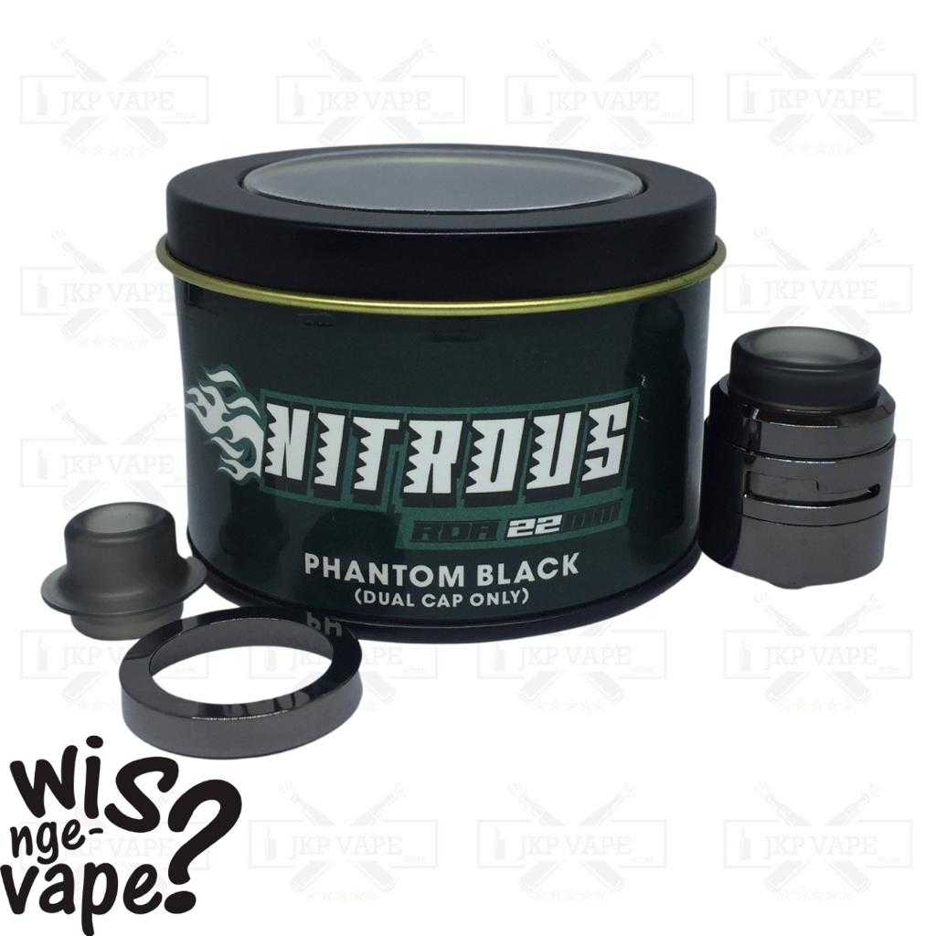 Jual Nitrous Plus RDA Dual Coil CAP Only by DamnVape Authentic