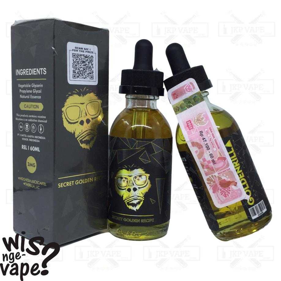 Jual Goldenrilla 60ml - Banana Cavendish Smoothies Liquid By IJC