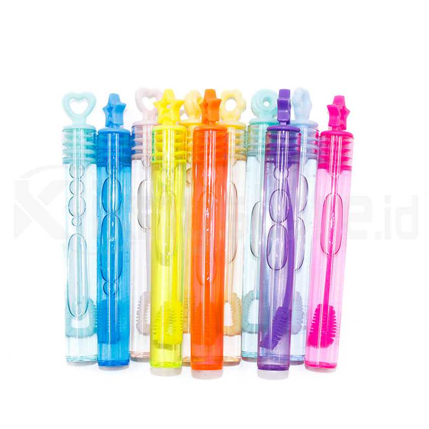 Jual Bubble Mini Stick 10 cm Mainan Gelembung Balon Udara Tiup