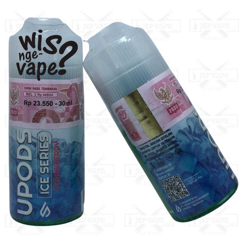 Jual Upods Ice Strawberry 30ml - Pods Friendly Liquid By IJC