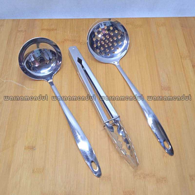 Jual Hotpot cooking spoon sendok sayur baso kuah set 3p | Jakmall.com