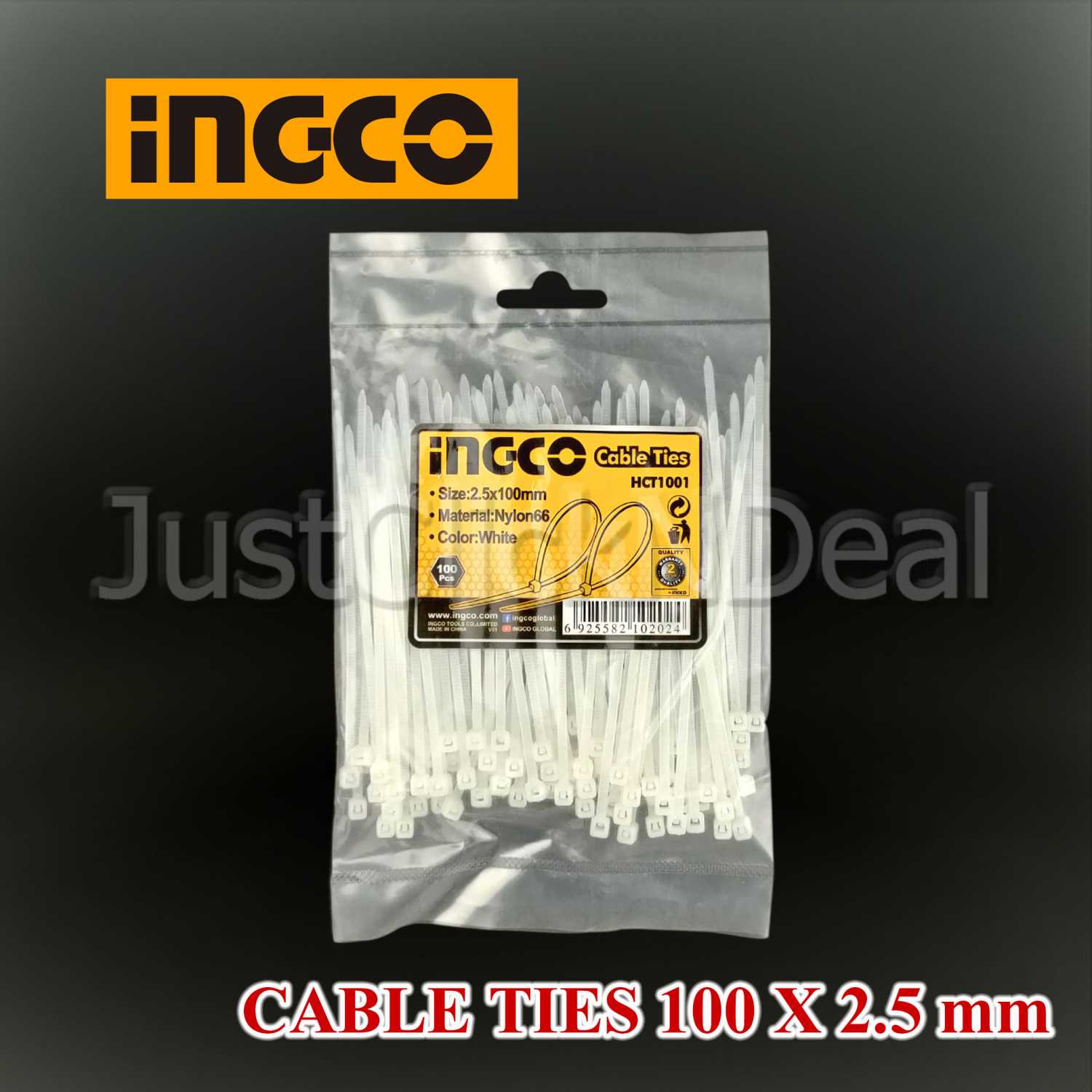 Jual Ingco Cable Ties Isi 100 Buah Pengikat Kabel Plastik