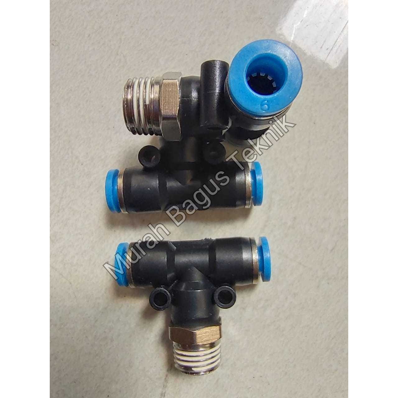 Jual Fitting Angin PB6-2 Fitting Pneumatic PB 6-1/4" Air Male